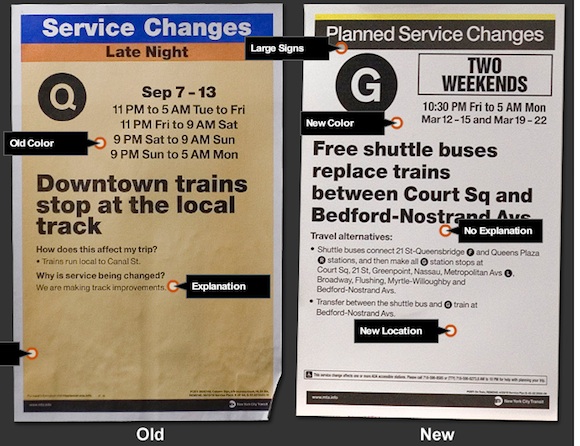 Transit unveils clearer signs for confusing service changes - Second ...